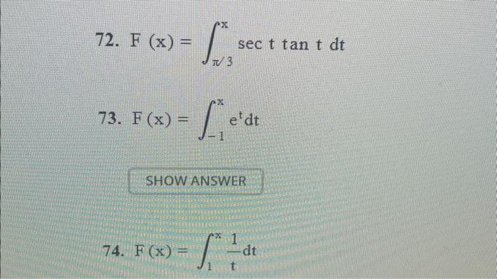 Solved integrate to find f as a function of xdemonstrate the | Chegg.com