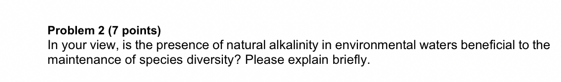Solved Problem 2 (7 ﻿points)In your view, is the presence of | Chegg.com