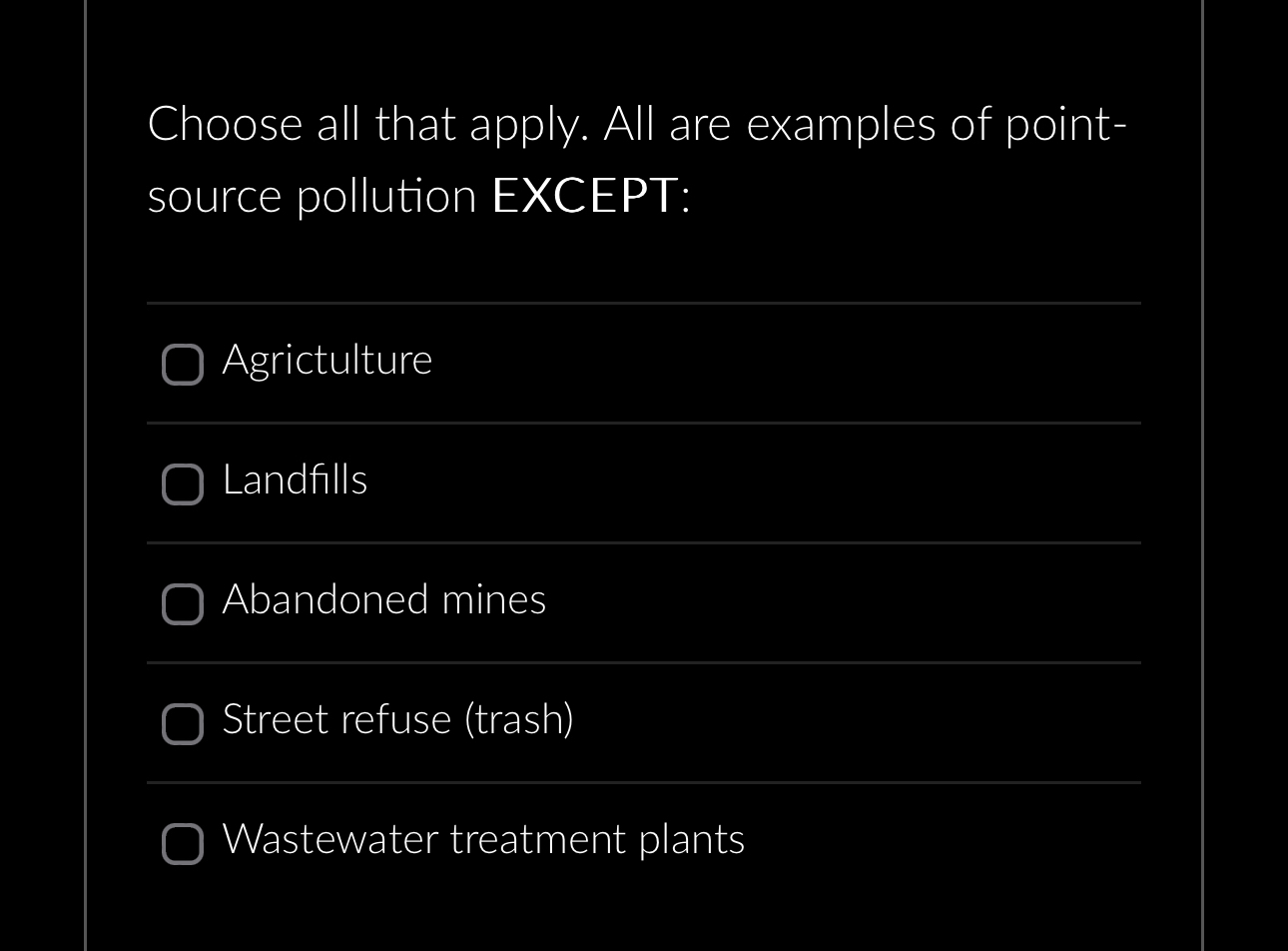 Solved Choose all that apply. All are examples of | Chegg.com