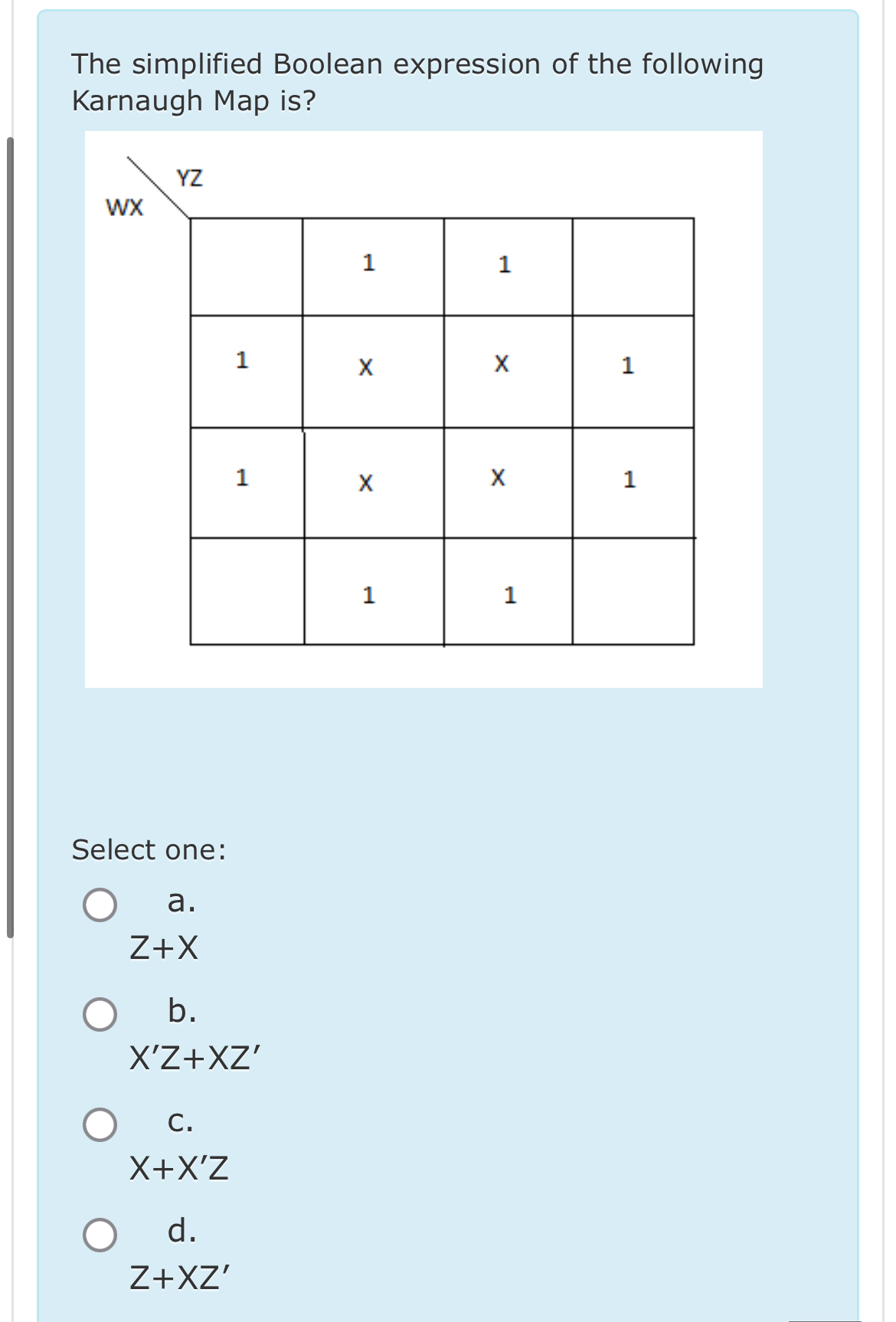 Solved The simplified Boolean expression of the following | Chegg.com