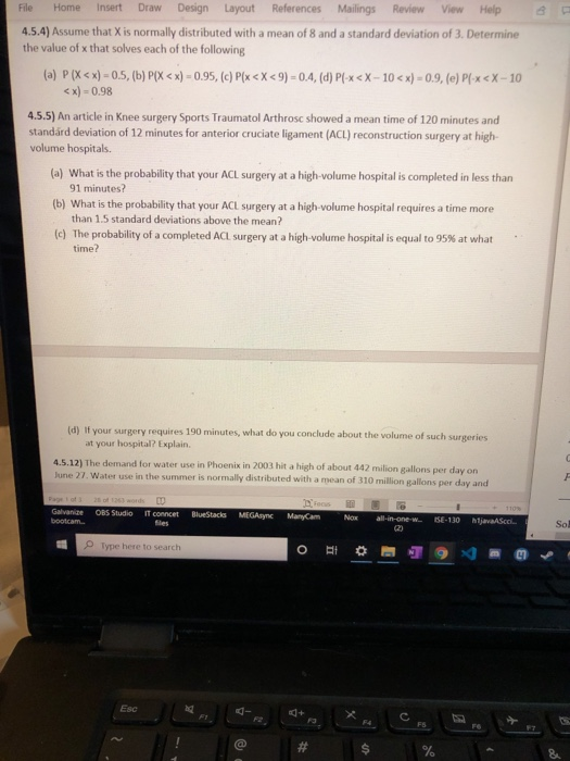 Solved File Home Insert Draw Design Layout References | Chegg.com