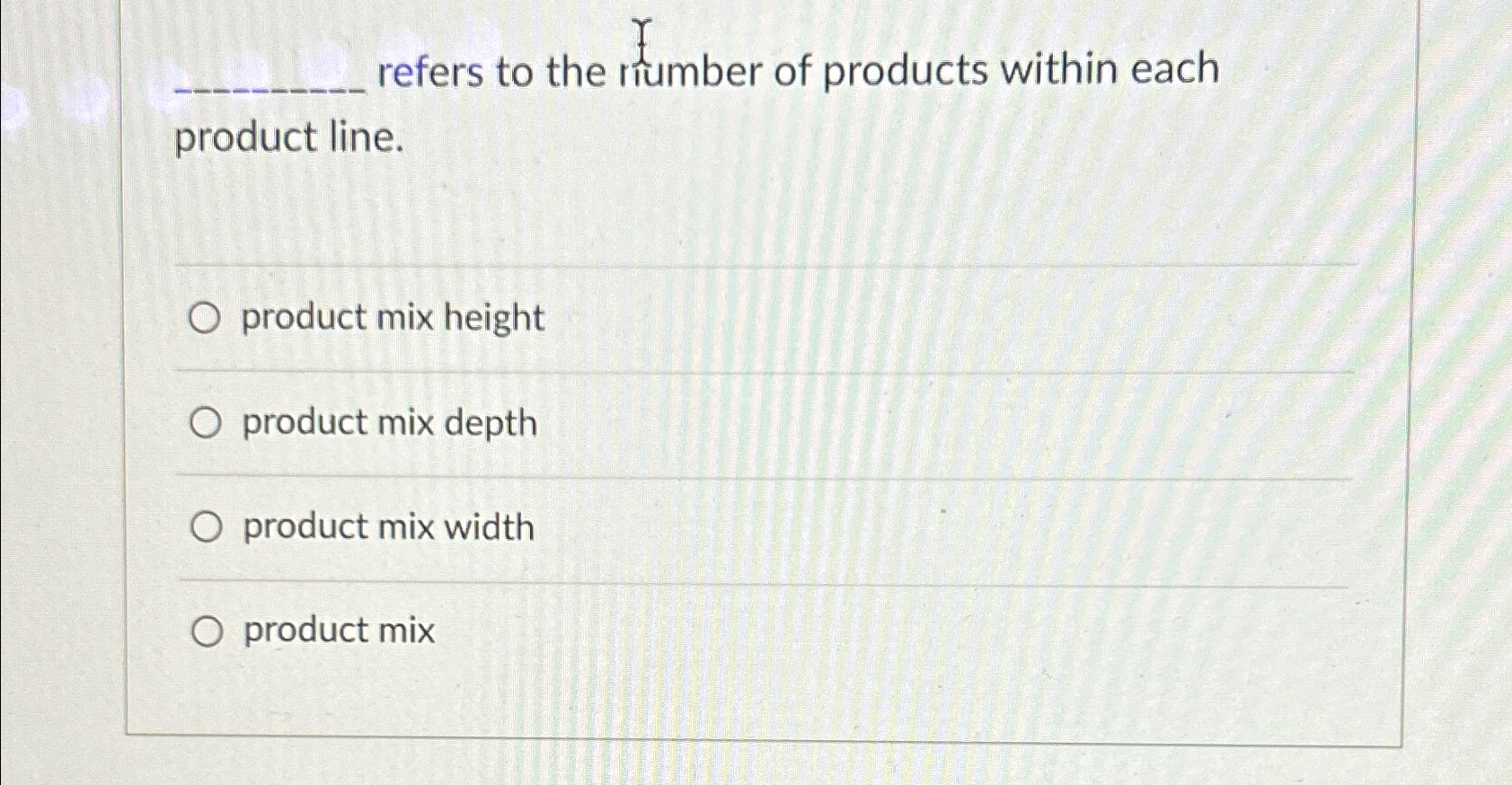 Solved refers to the riumber of products within each product | Chegg.com