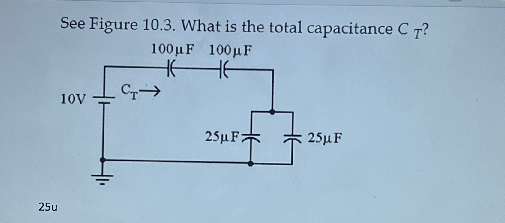 Solved See Figure 10.3. ﻿What is the total capacitance | Chegg.com