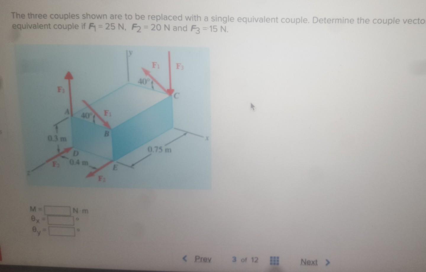 Solved The three couples shown are to be replaced with a | Chegg.com
