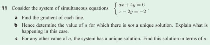 Solved 11 Consider the system of simultaneous equations | Chegg.com