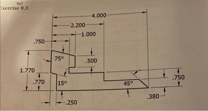 Solved Need to draw on autocad, please list the steps to | Chegg.com