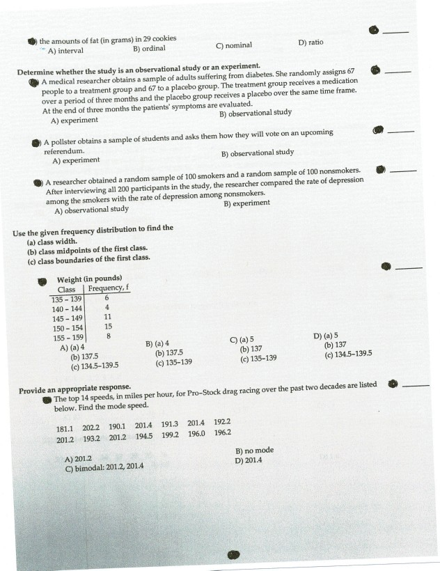Solved the amounts of fat (in grams) in 29 cookies A) | Chegg.com