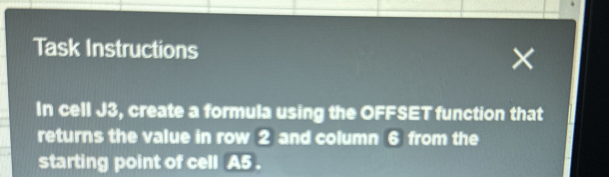 Solved Task InstructionsIn cell J3, ﻿create a formula using | Chegg.com