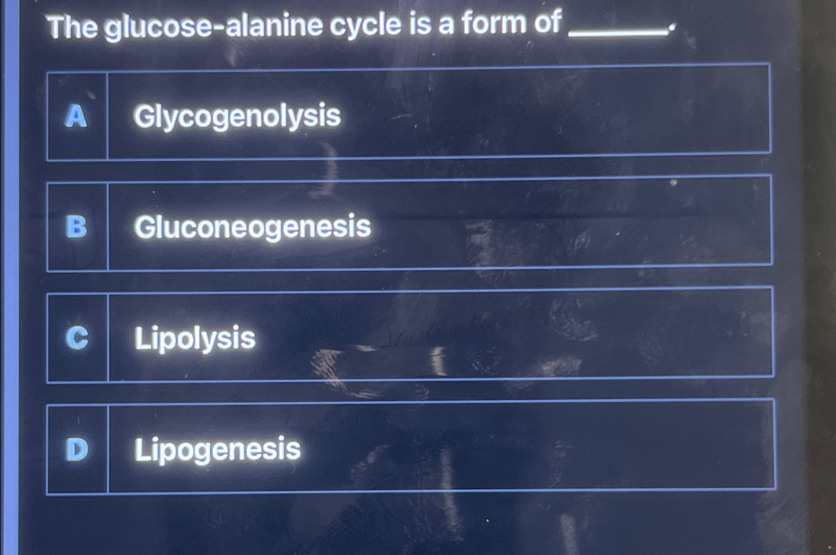 Solved The glucose-alanine cycle is a form ofA | Chegg.com