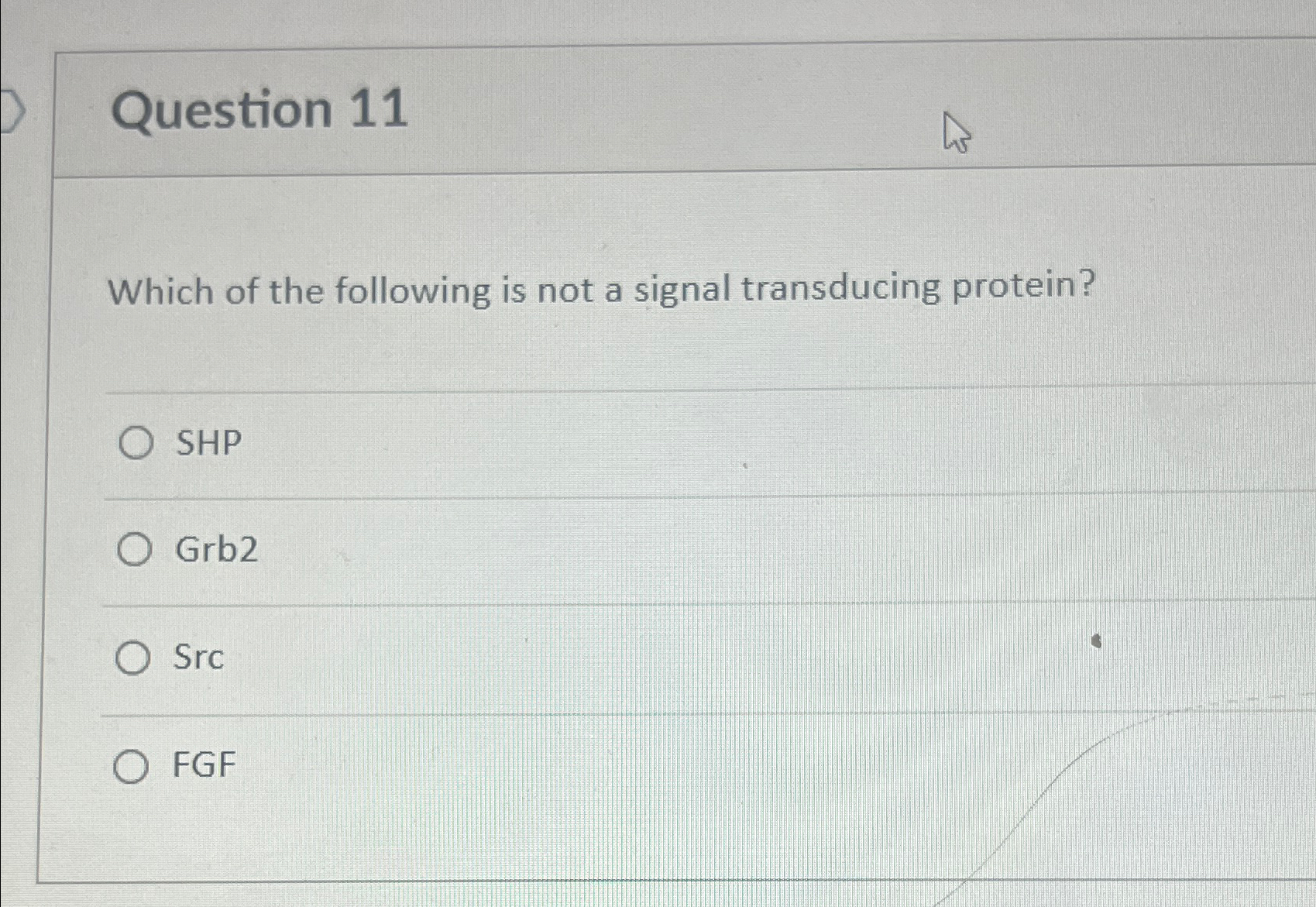 Solved Question 11Which of the following is not a signal | Chegg.com