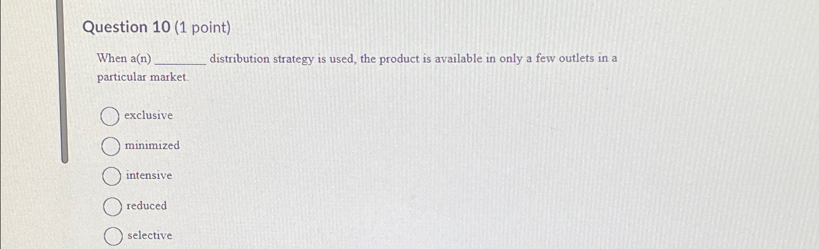 Solved Question 10 (1 ﻿point)When a(n) ﻿distribution | Chegg.com