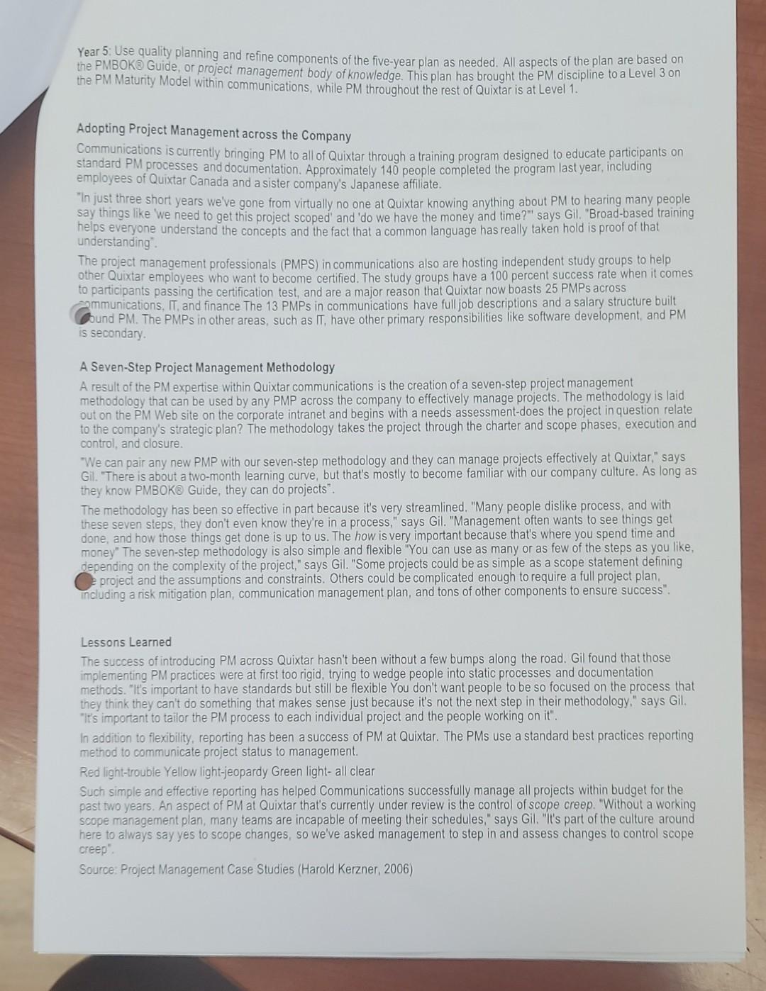 Solved validate project scope is the process of formalizing | Chegg.com