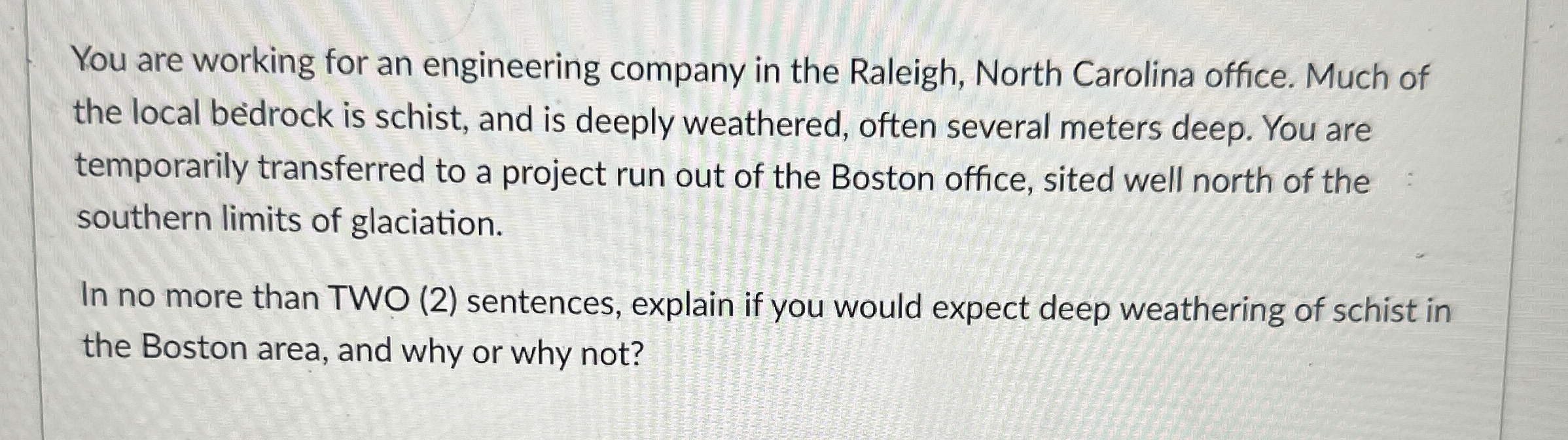 Solved You are working for an engineering company in the | Chegg.com
