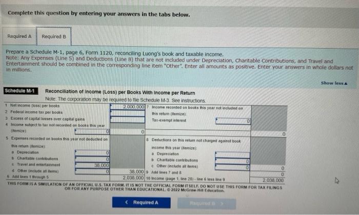 Solved Luong Corporation, a calendar year, eccrual basis | Chegg.com