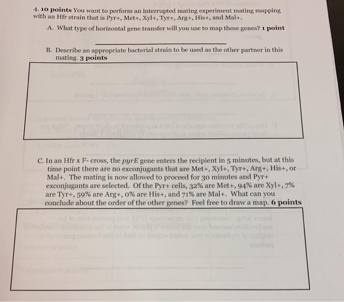Solved 4. 10 points You want to perform an interrupted | Chegg.com