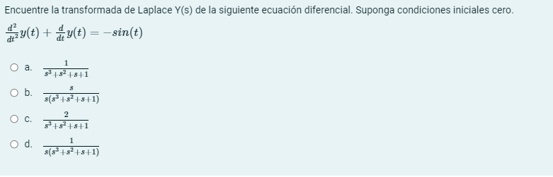 Solved Find the Laplace transform Y(s) ﻿of the following | Chegg.com