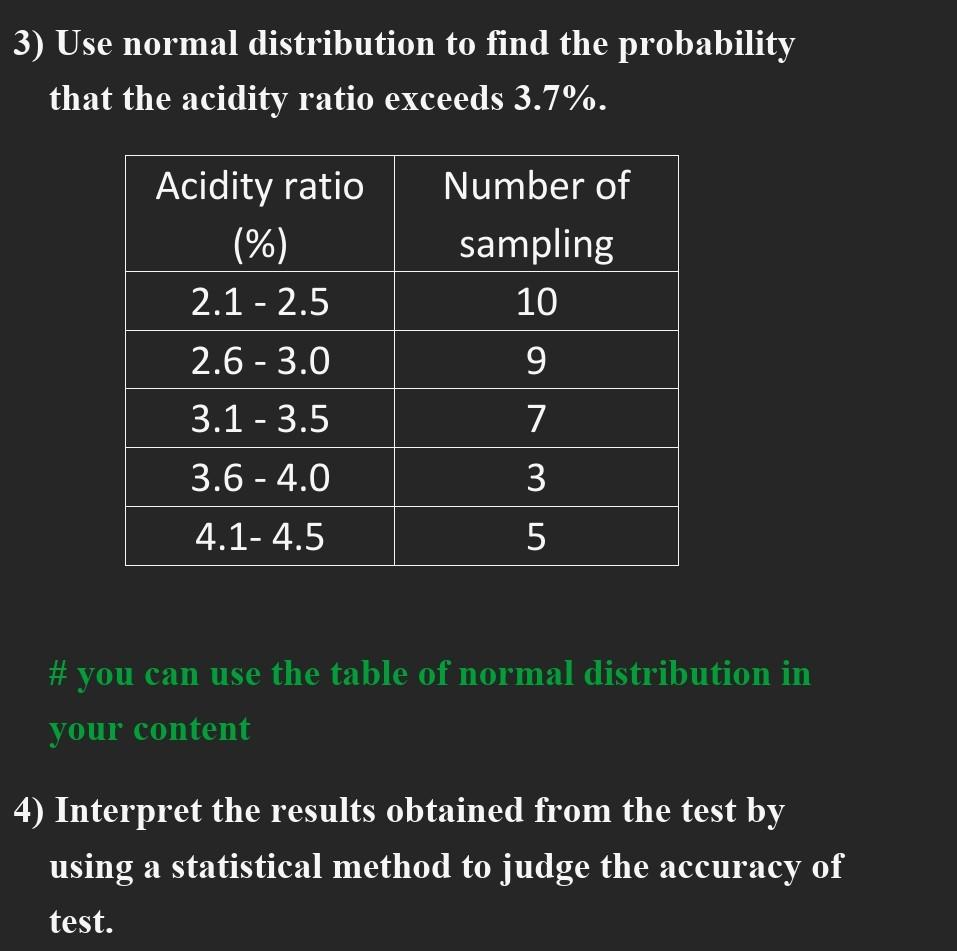 Solved 3) Use normal distribution to find the probability | Chegg.com