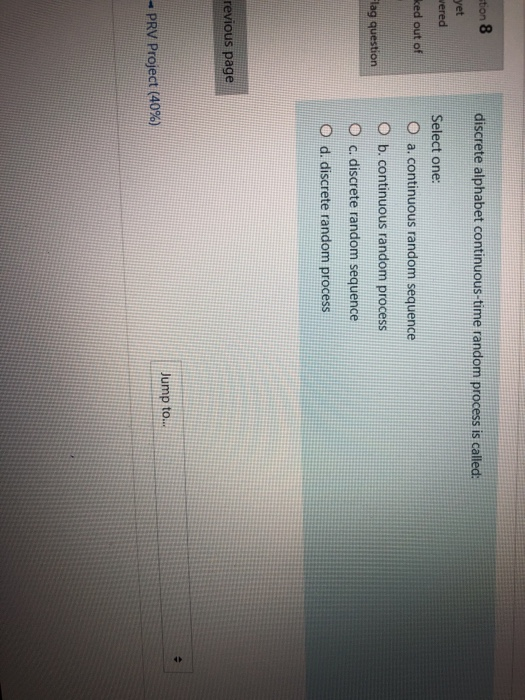 Solved stion 8 discrete alphabet continuous-time random | Chegg.com