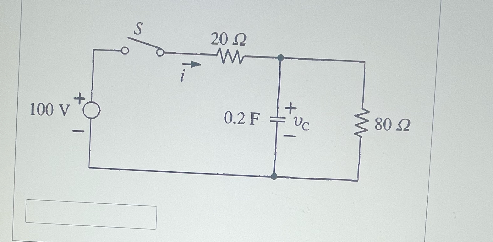 Solved In the circuit shown below, the switch S is initially | Chegg.com