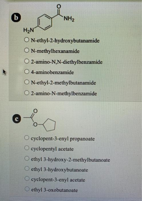 Solved b NH2 H2N O N-ethyl-2-hydroxybutanamide | Chegg.com