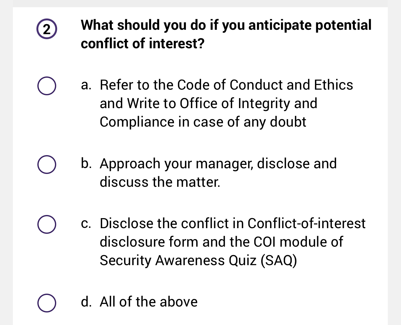 Solved (2) ﻿What should you do if you anticipate potential | Chegg.com