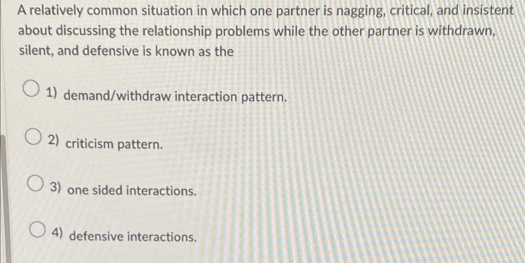 Solved A relatively common situation in which one partner is | Chegg.com