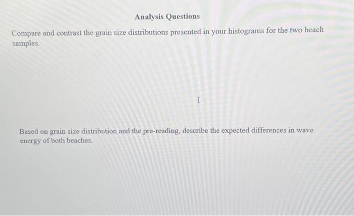 Lab 8 : A tale of two beach Faces - Florida Beach | Chegg.com