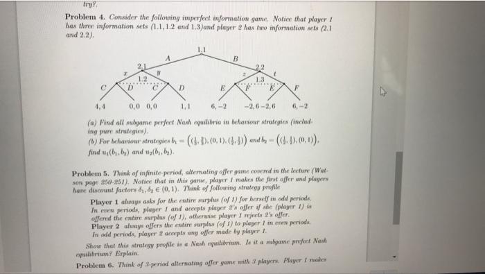 Solved ECN 614 An Introduction to Game Theory Problem Set 2 | Chegg.com