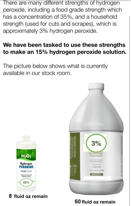 Solved There are many different strengths of hydrogen | Chegg.com