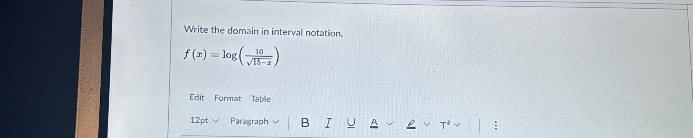 Solved Write the domain in interval | Chegg.com