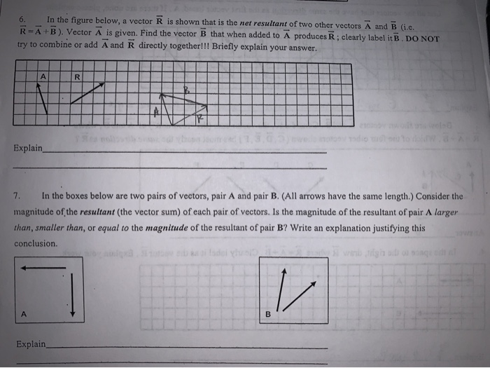 Solved 6. In the figure below, a vector R is shown that is | Chegg.com