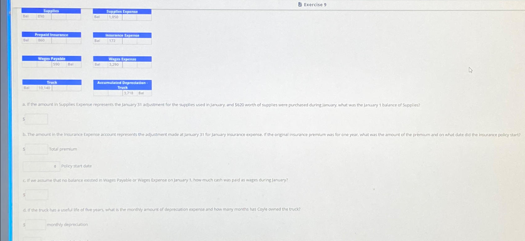 Solved Exercise 9\table[[Supplies | Chegg.com