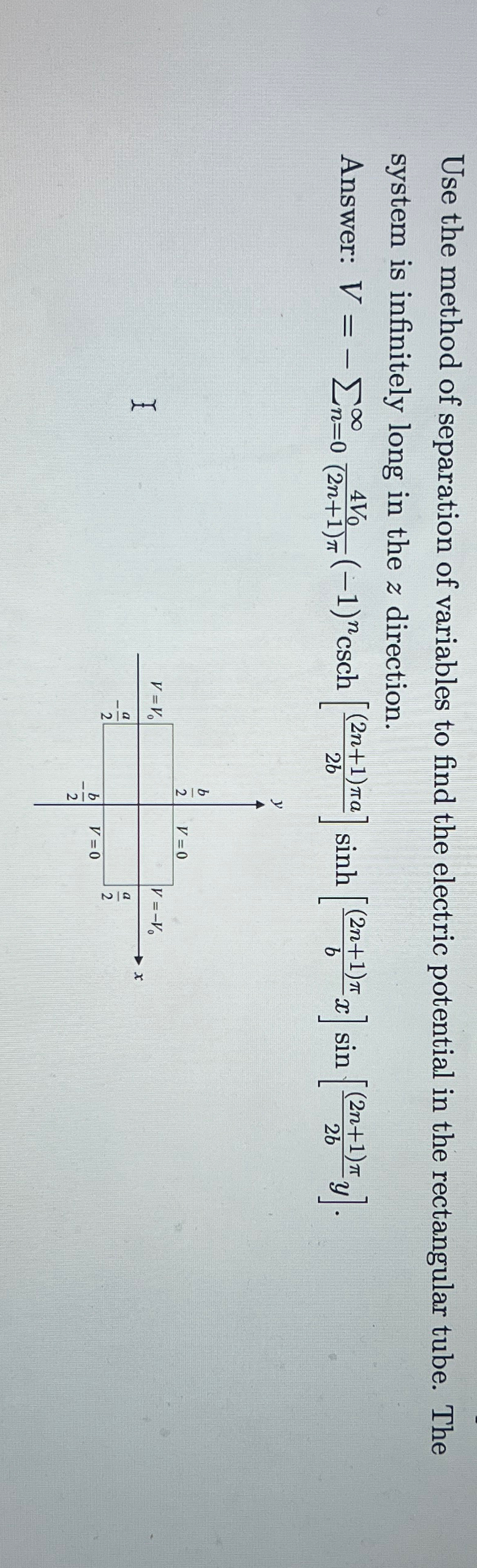 Solved Use the method of separation of variables to find the | Chegg.com