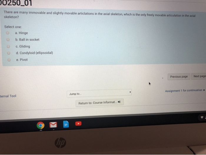 Solved what is the only freely movable articulation in the | Chegg.com