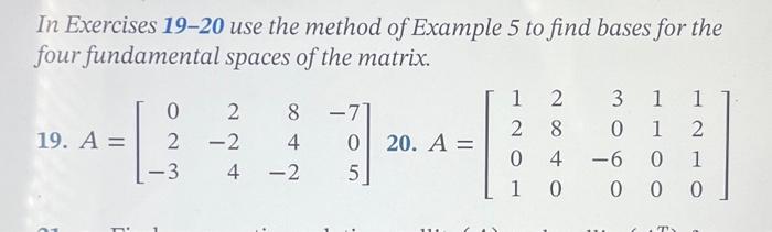 Solved In Exercises 19-20 use the method of Example 5 to | Chegg.com