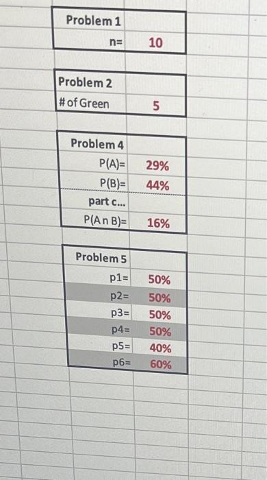 Solved 1.) For n= (given in your value generator) calculate | Chegg.com