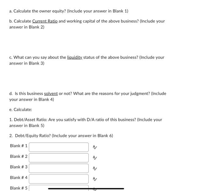 Solved 1. A summary of the balance sheet for agribusinesses | Chegg.com