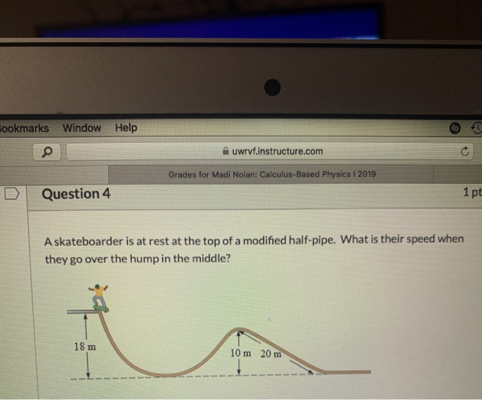 Solved ookmarks Window Help o uwryf.instructure.com Grades | Chegg.com