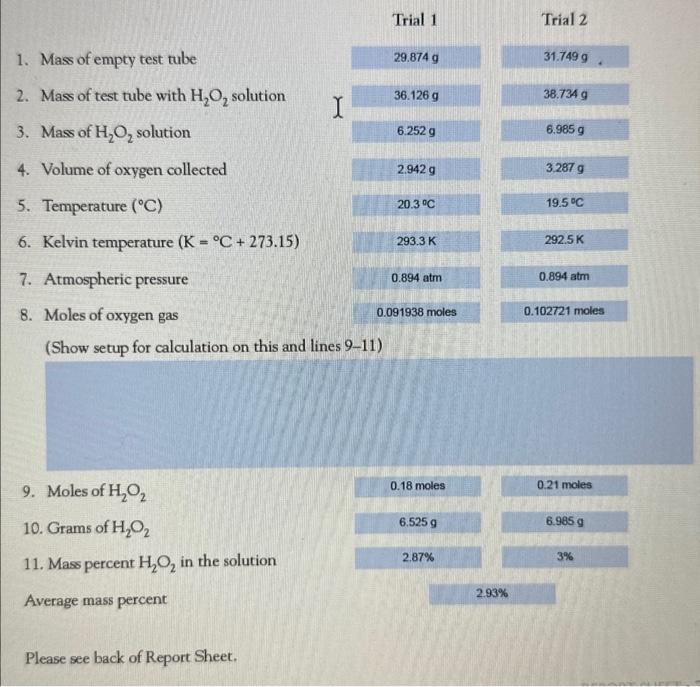 Solved How close was your experimentally determined mass | Chegg.com