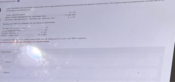 Solved og Engled Exam 10 Lupe Corporation uses a jub-order | Chegg.com