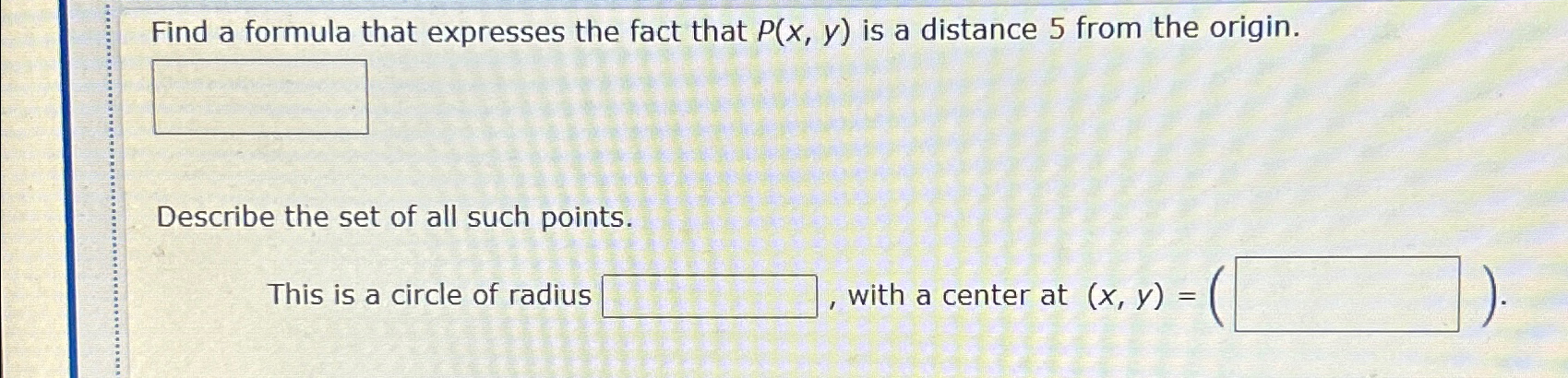 Solved Find a formula that expresses the fact that P(x,y) | Chegg.com