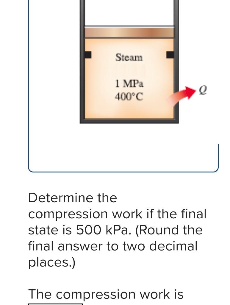 Solved A piston-cylinder device with a set of stops | Chegg.com