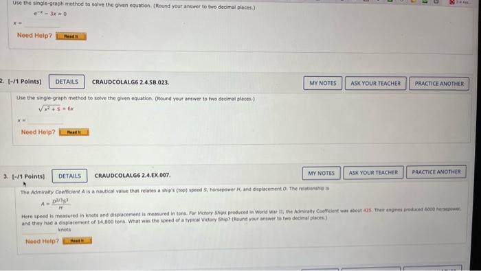 Solved Use the singie-graph method to solve the giver | Chegg.com