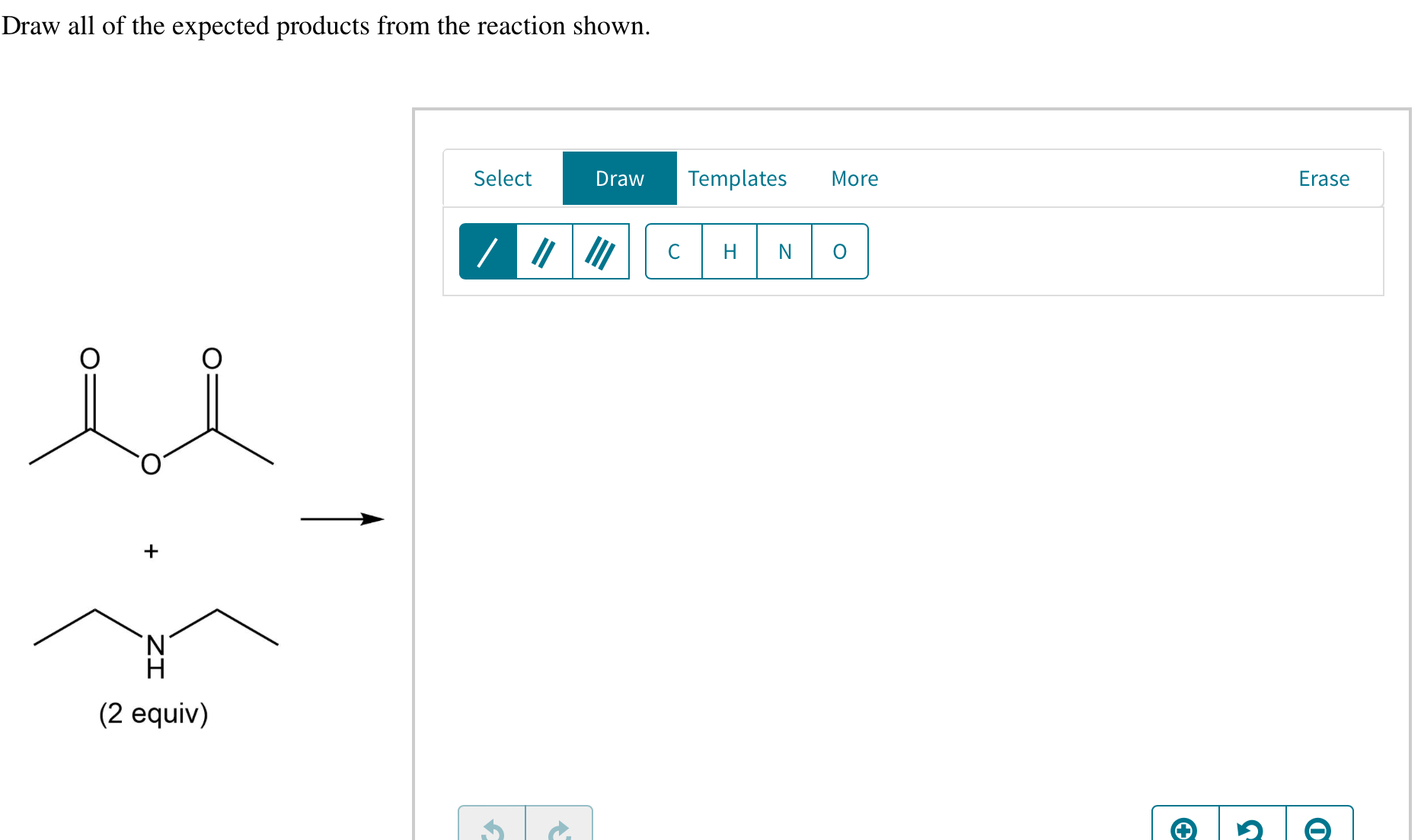 Solved Draw All Of The Expected Products From The Reaction
