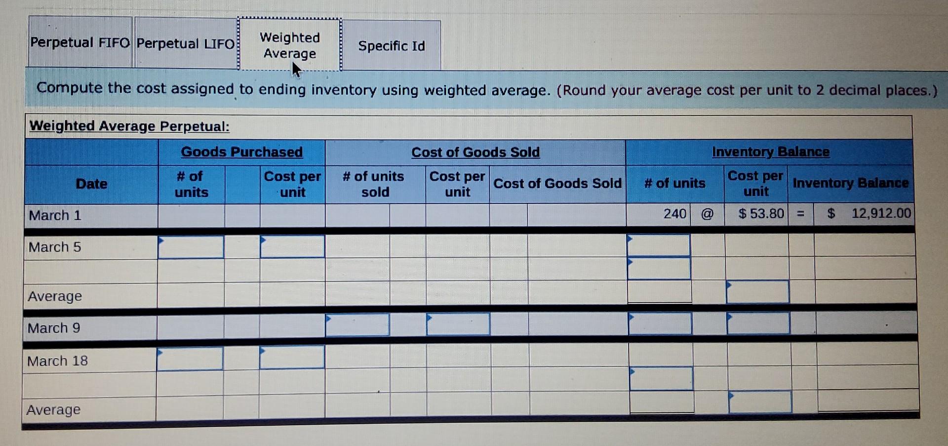 Solved Exercise 6-12 Analysis of inventory errors LO A2 | Chegg.com