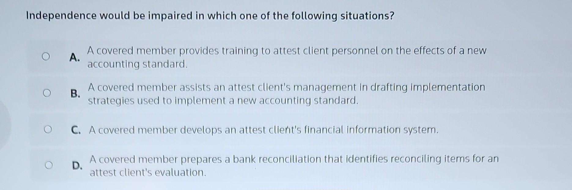 Solved Which of the following is an example of a management | Chegg.com