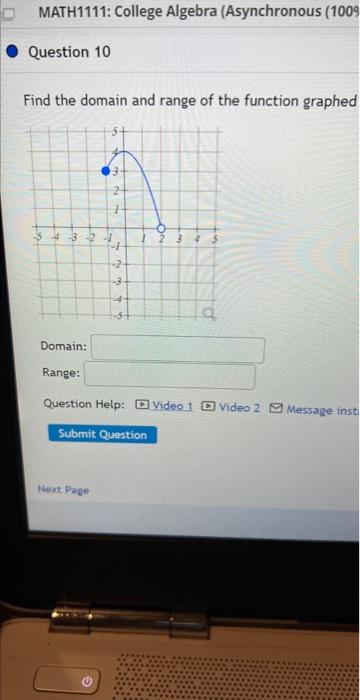 Solved MATH1111: College Algebra (Asynchronous (1009 | Chegg.com