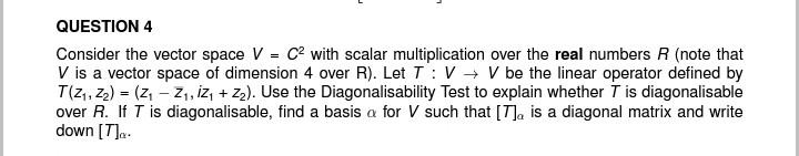 Solved Consider the vector space V=C2 with scalar | Chegg.com