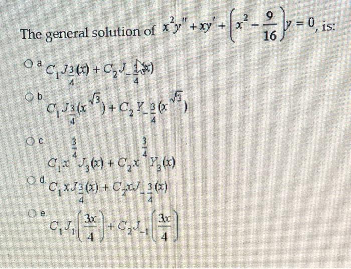 Solved ), is: The general solution of x’y" + xy'+ +(12-18) | Chegg.com