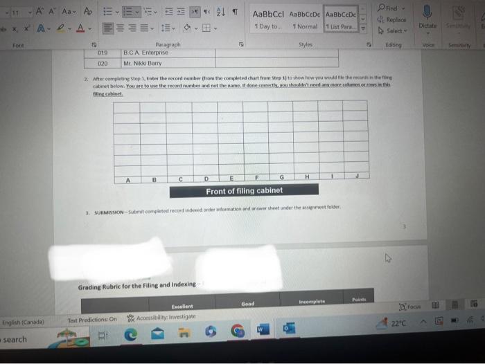 Solved Objective of this Assignment: The process of filing | Chegg.com